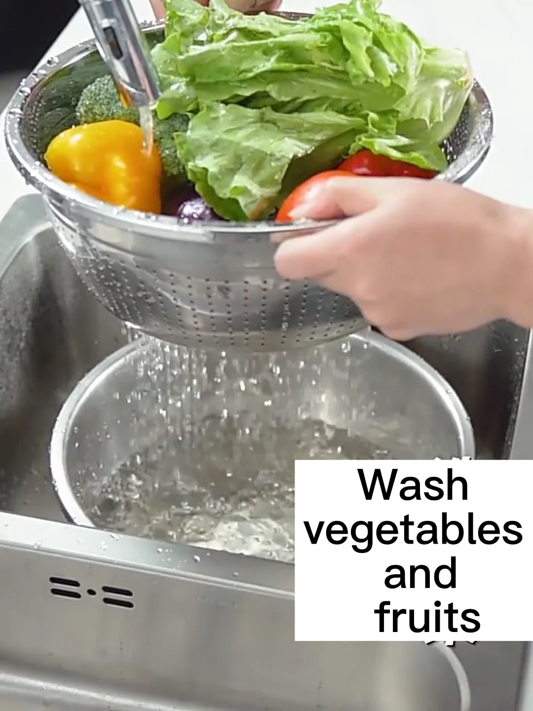 Kitchen Vegetable And Fruit Storage Drain Basin Set Various Sizes ...