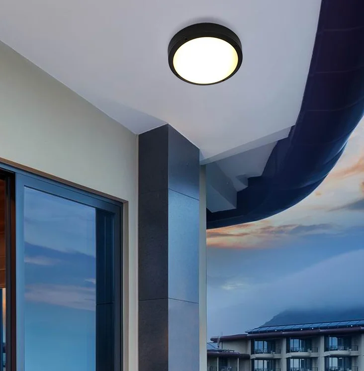 IP65 IK10 10W/20W/30W Outdoor LED Ceiling Light - Waterproof