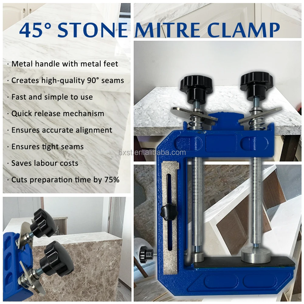 Convenient 45 Degree Mitre Clamp For Stone Countertop Bar Fixing - Buy ...