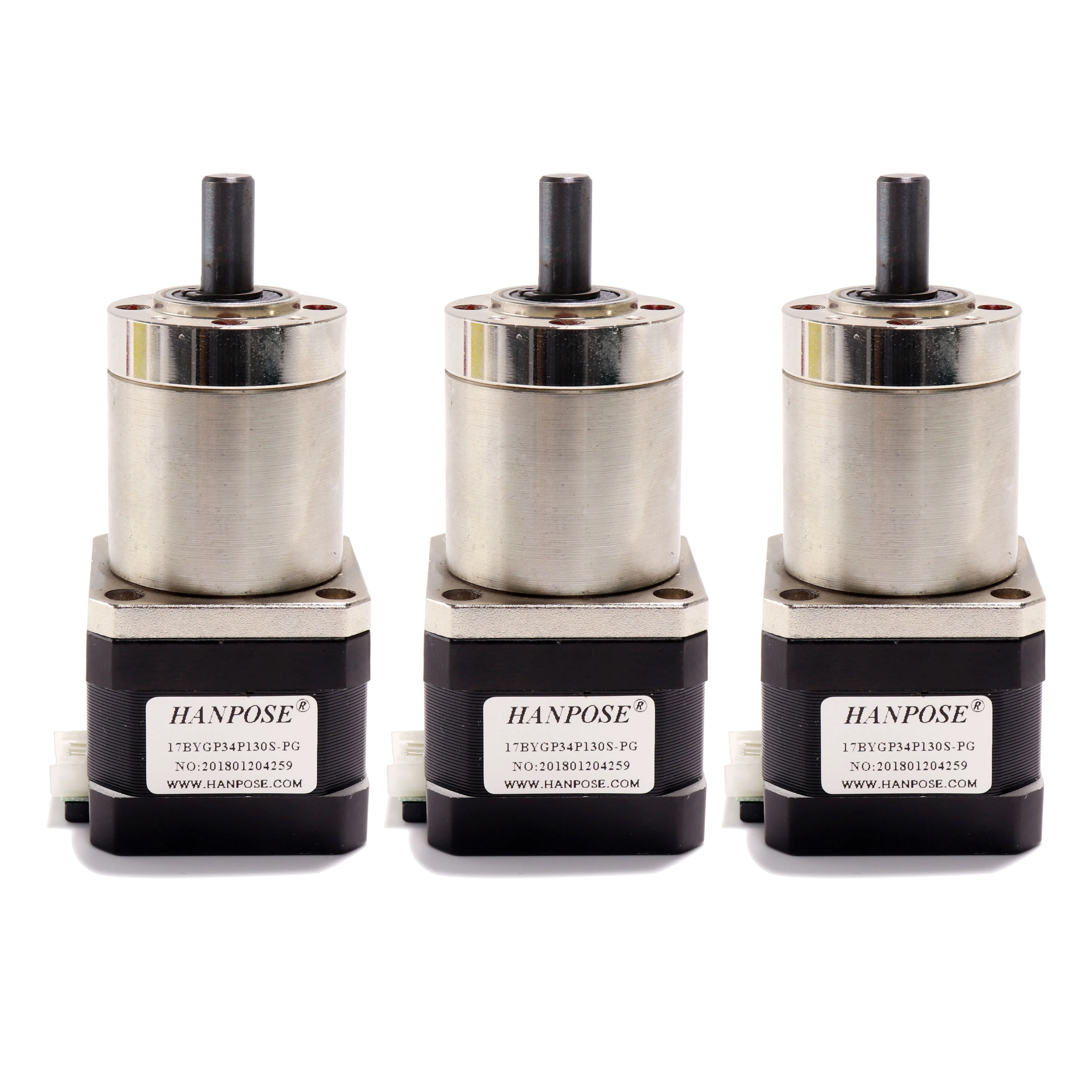 HANPOSE Nema17 Stepper Motor 17HS3401S-PG5.18-1 Ratio Planetary Gear ...