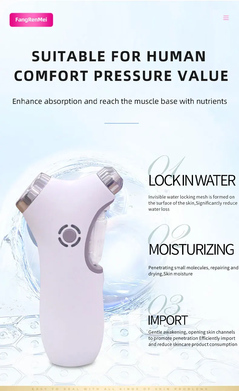 Handheld High Pressure Nano Oxygen Injector Facial Skin Rejuvenation ...