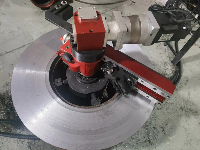 Inner Mounted Type FLP-610 Pneumatic Portable Flange Facing Machine for ...