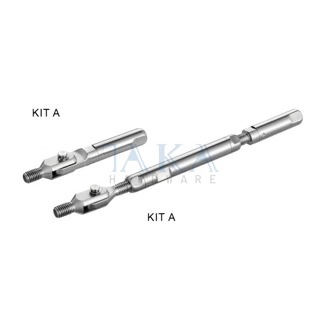 Stainless Steel Cable Railing Hardware - Quick Lock Fittings