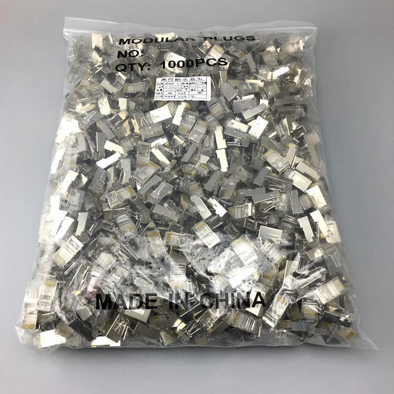 Rg45 Rj 45 Socket Amp Cat5e Cat 6 8p8c Rj45 Cat6 Conector Utp Pass ...