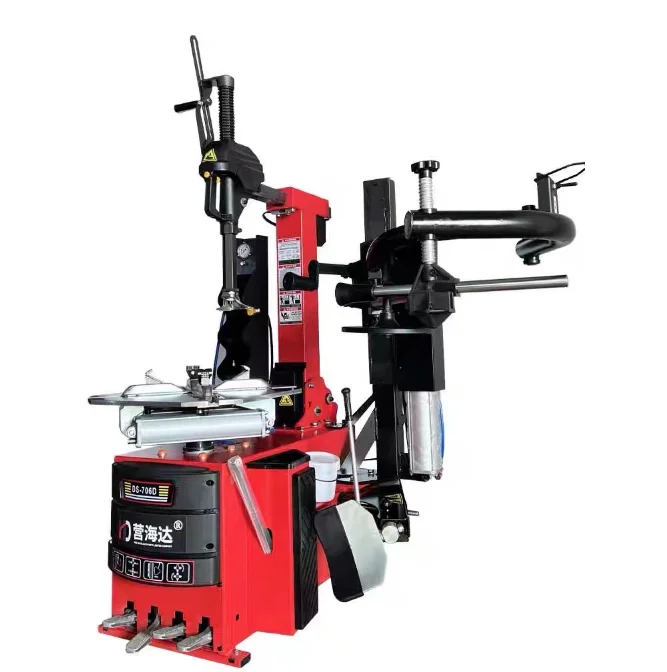 Full Automatic 24" Lean Back Tire Changer & Tire Balancer Combo Swing ...