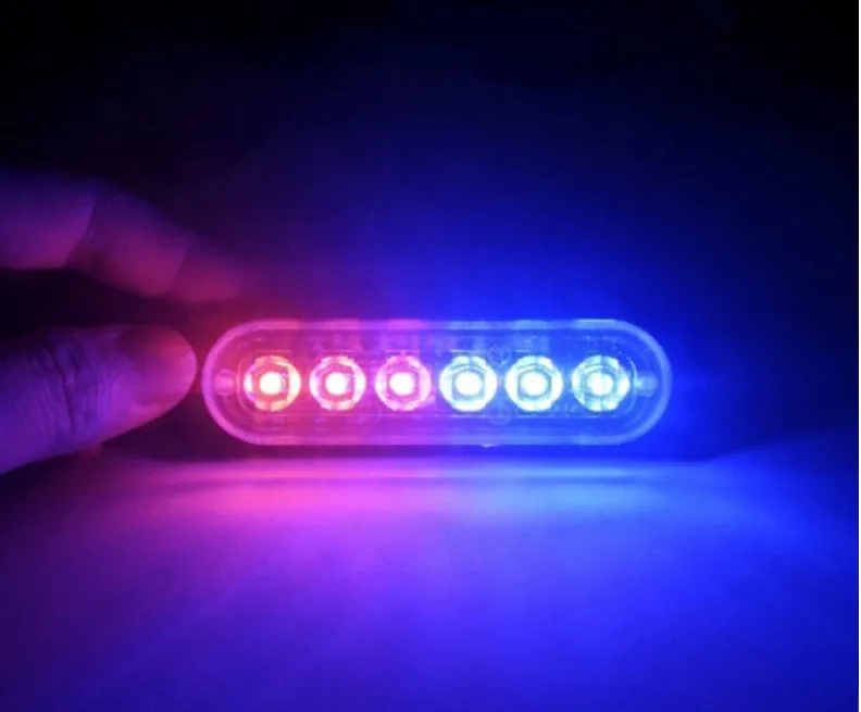 24 Volt Amber Red Blue Led Truck Light Vehicle Emergency Hazard Warning ...