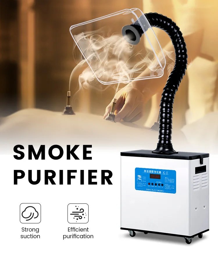 Szjije Hair Salon Fume Extractor Moxibustion Smoke Purifier Smoke ...