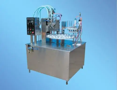 Factory Genyond Semi-Automatic Rotary Ice Cream Cone Filling Machine ...