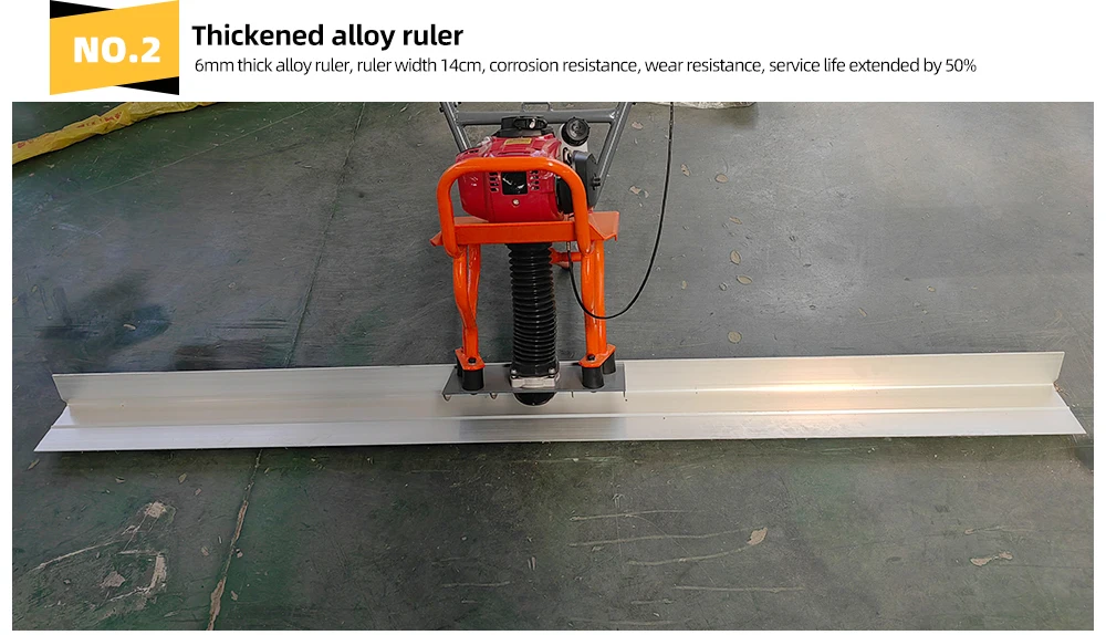 VANSE Concrete Vibratory Leveling Ruler High Quality Gasoline Concrete ...