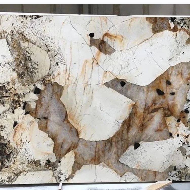 Quartzite White Patagonia Granite Kitchen Table Countertops - Modern ...