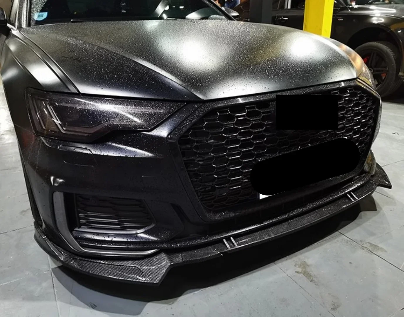 Grill Mask Grid Radiator Grille Assembly For Audi A6l S6 2019 2020 ...