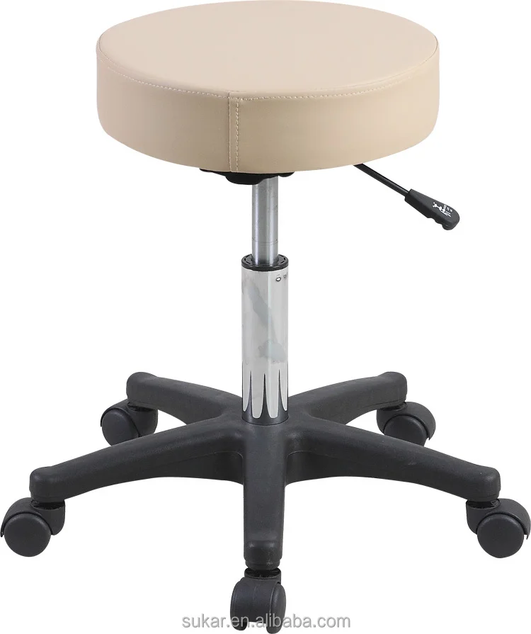 Sukar Swivel Pu Leather Seat Lifting Adjustment Small Round Beauty ...