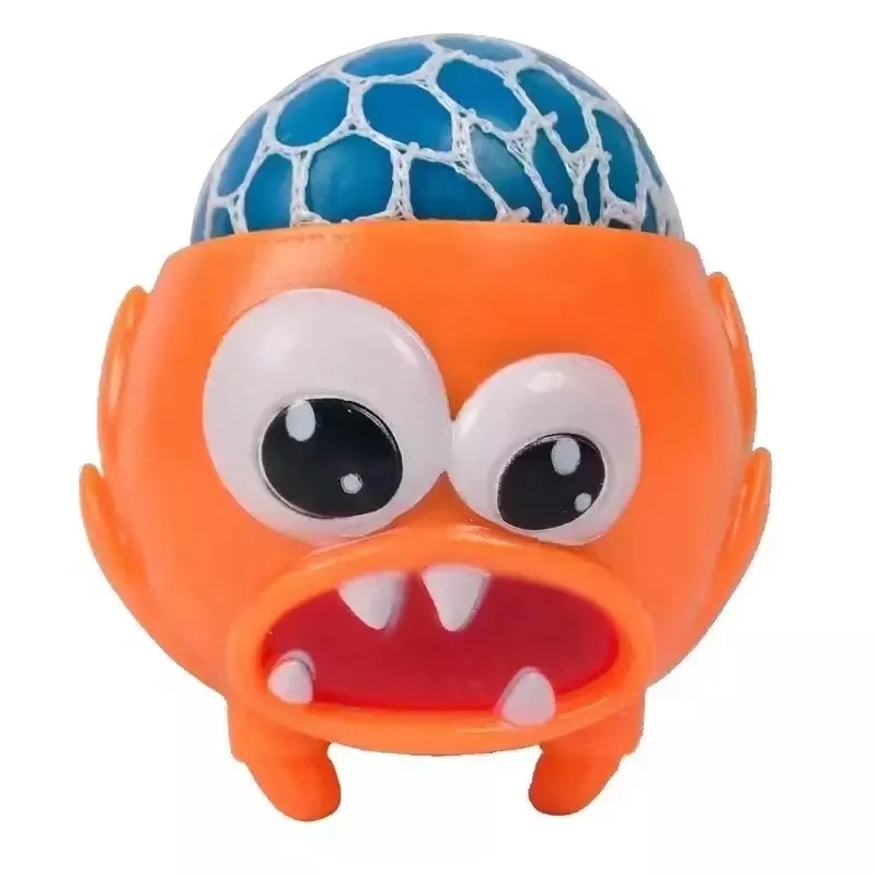 2022 Tiktok Tpr Squeeze Squishy Mesh Toy Ball Relife Oem Odm Design ...