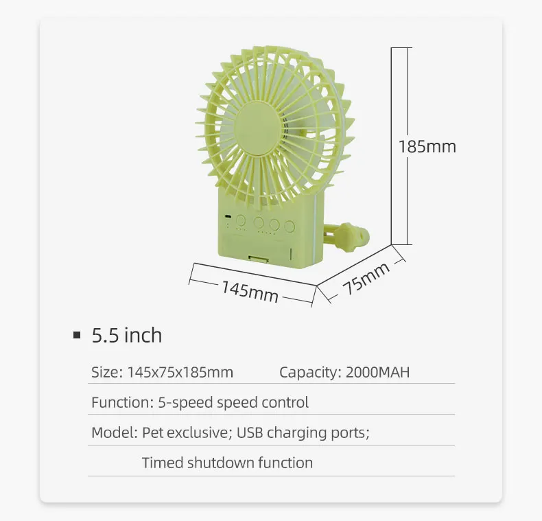 2022 Pet Accessories For Dogs Cats Mini Pet Fan 12 Plastic Ceiling Air ...