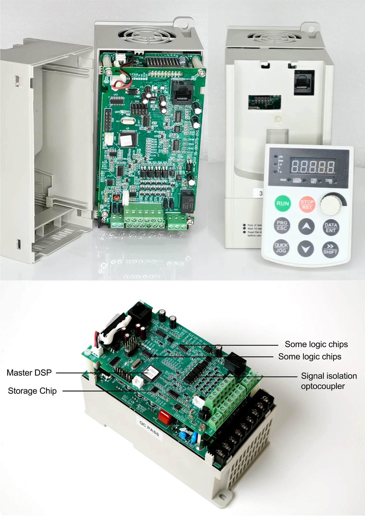 Single Phase Input Variable Frequency Drive 0.75kw 1hp Frequency ...