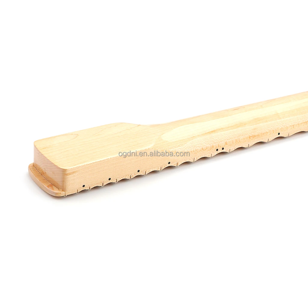 Big Head Full Scalloped Guitar Neck - 22 Fret Maple Fretboard