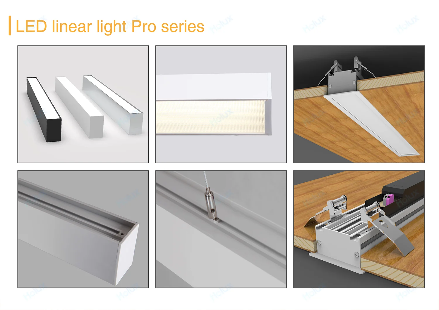 Warehouse Linear Led Light,aluminum Profile Modern Suspended Office Led ...