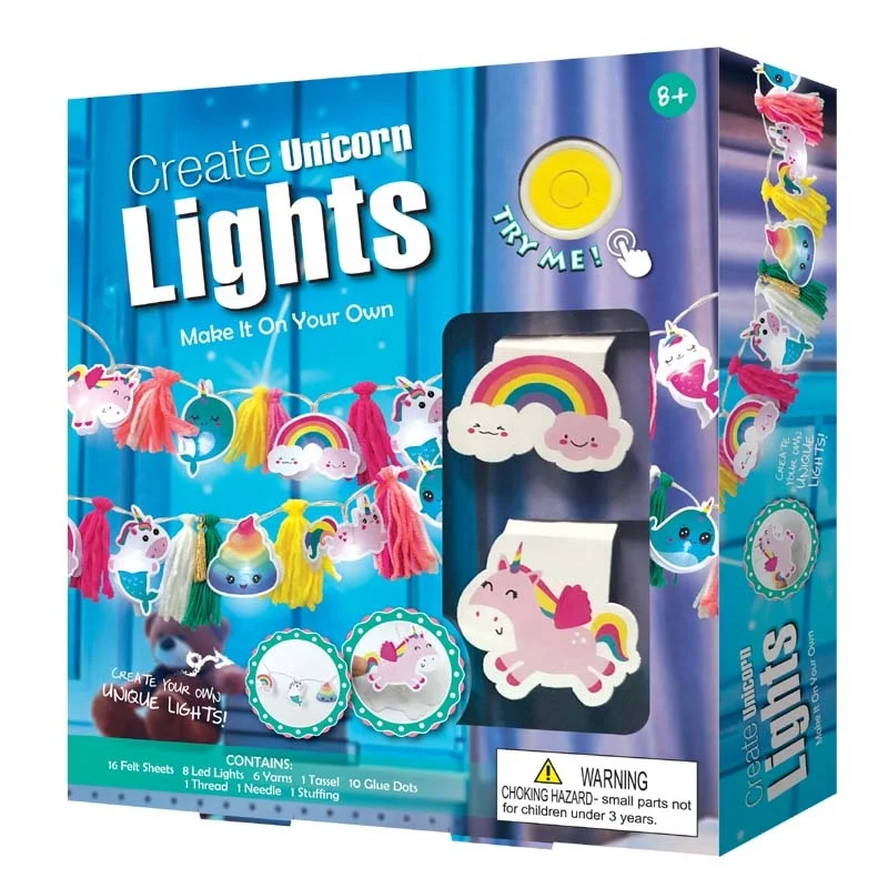 Diy String Lights-unicorn Light Toys For Kids Led Education Diy Light ...