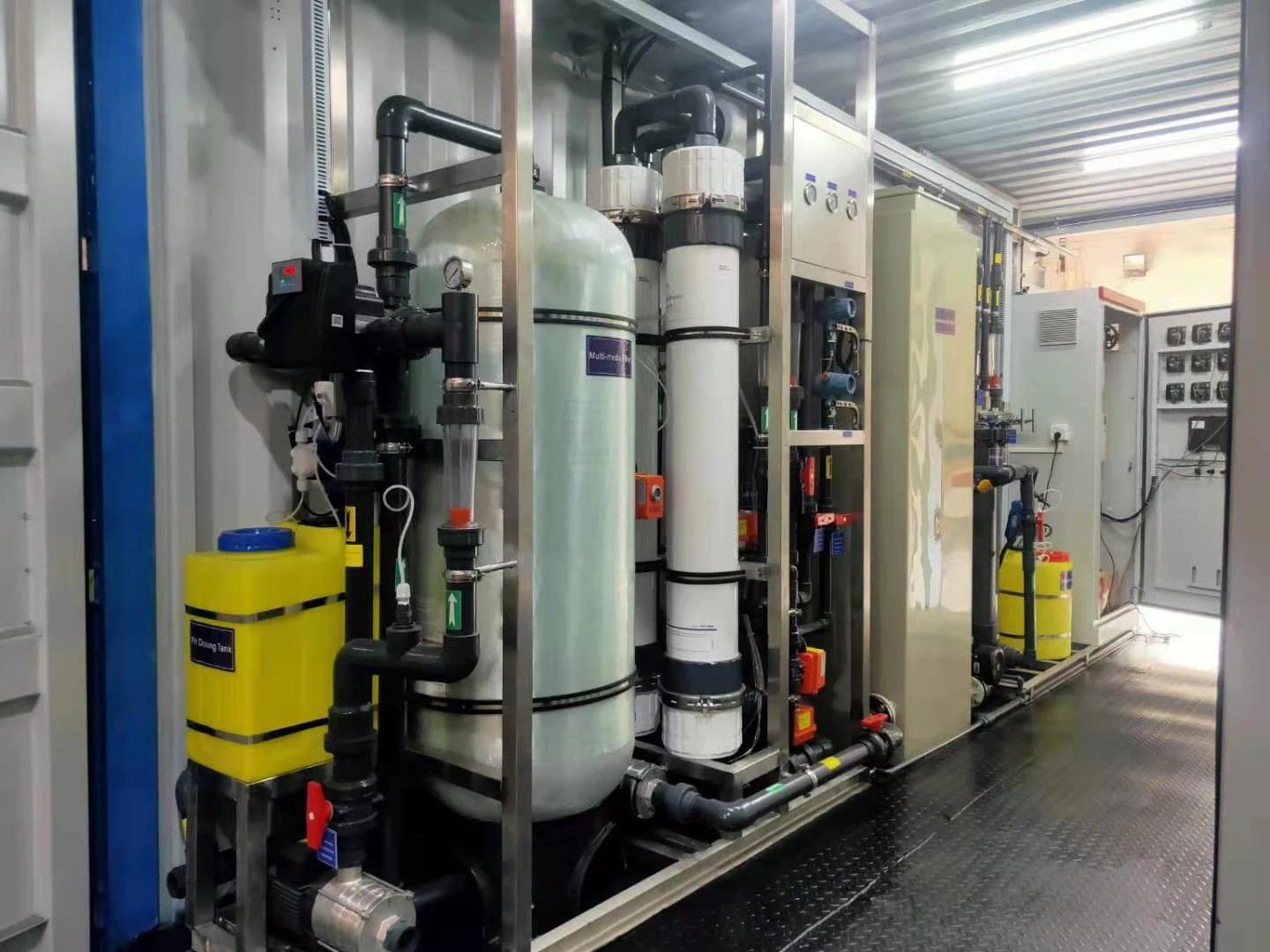 Containerized Water Treatment Systems Desalination Of Seawater Brackish ...