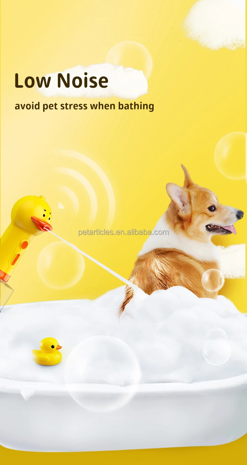 2024 New Design Rechargeable Pet Cat Bath Spa Bubble Machine Dog Foam ...