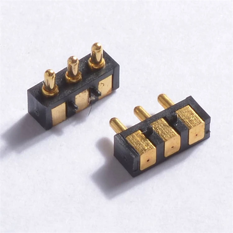 spring loaded female connector pogo pin circular magnetic connector ...