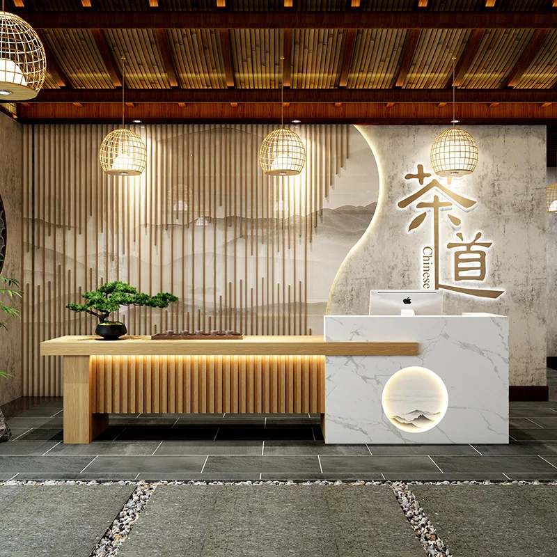 Luxury Register Table Design Kiosk Bar Furniture Registration Design ...