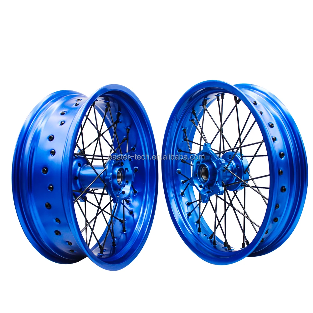 17 Inch 36 Spoke EXC SXF SX XC 125 250 350 450 Blue Rim Hub Racing ...