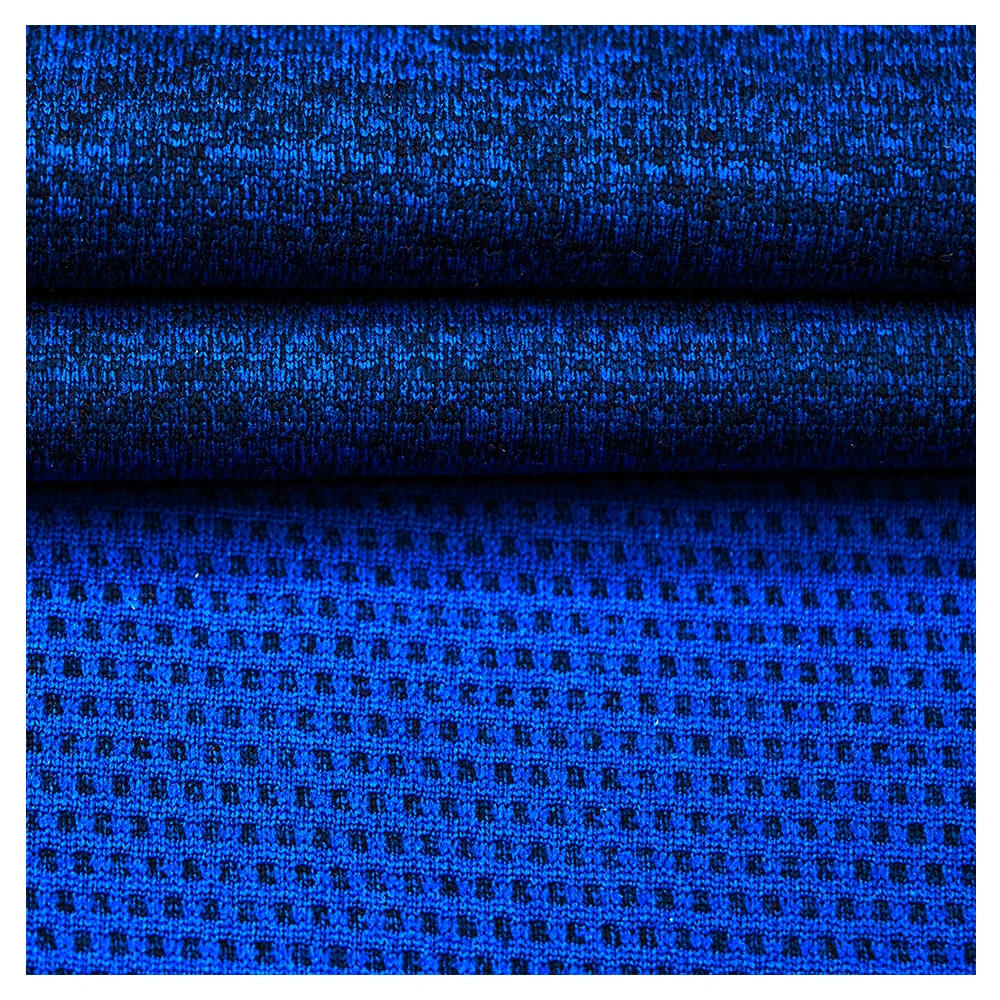 Hq071 100% Polyester Cation Dye Beehive Design Mesh Fabric - Buy Cation ...