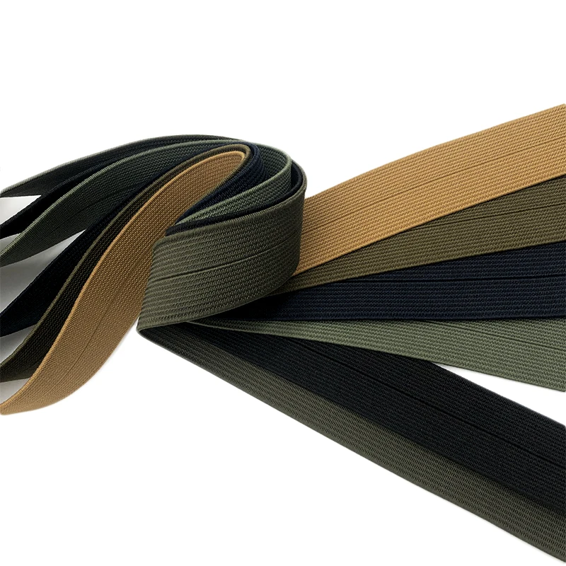 20mm Folded Tape Stretch Webbing - Elastic Bias Binding
