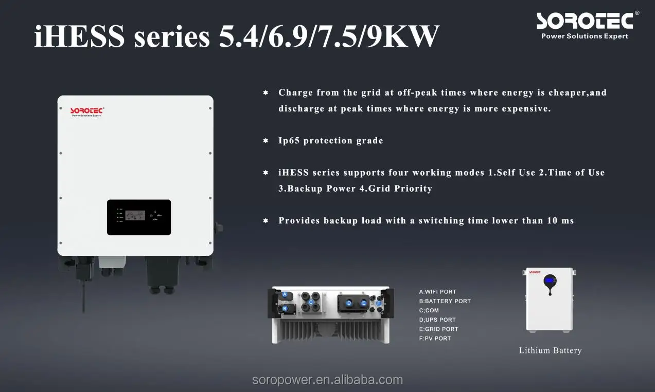 Vde Cei Vfr Certified New Ip65 Hibrid Solar Inverter Single Phase 2023 ...
