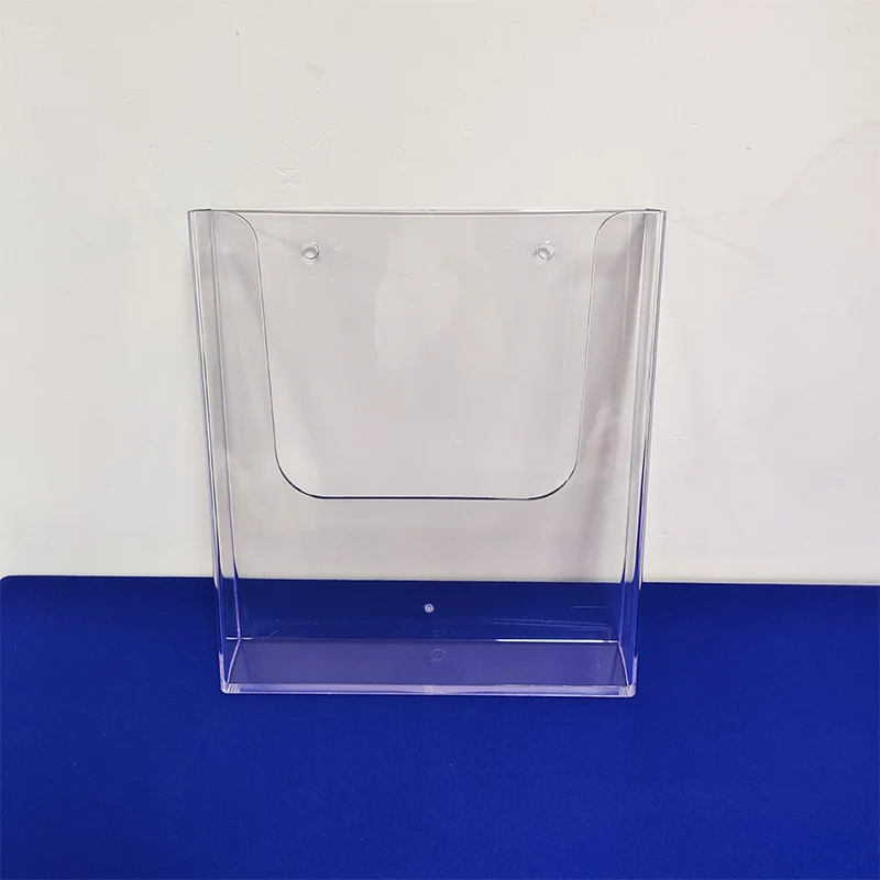 Single Pocket Wall Clear Acrylic Brochure Holder - STR