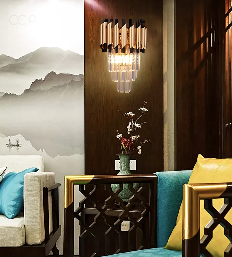 Crystal Hotel Wall Lamp Antique Decorative Hotel Wall Lamp Promotional ...