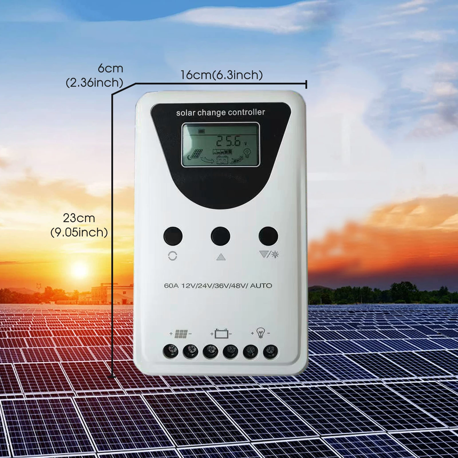Mppt Solar Charge Controller 12v 24v 36v 48v 60v 30a 40a 50a 60a 100a ...