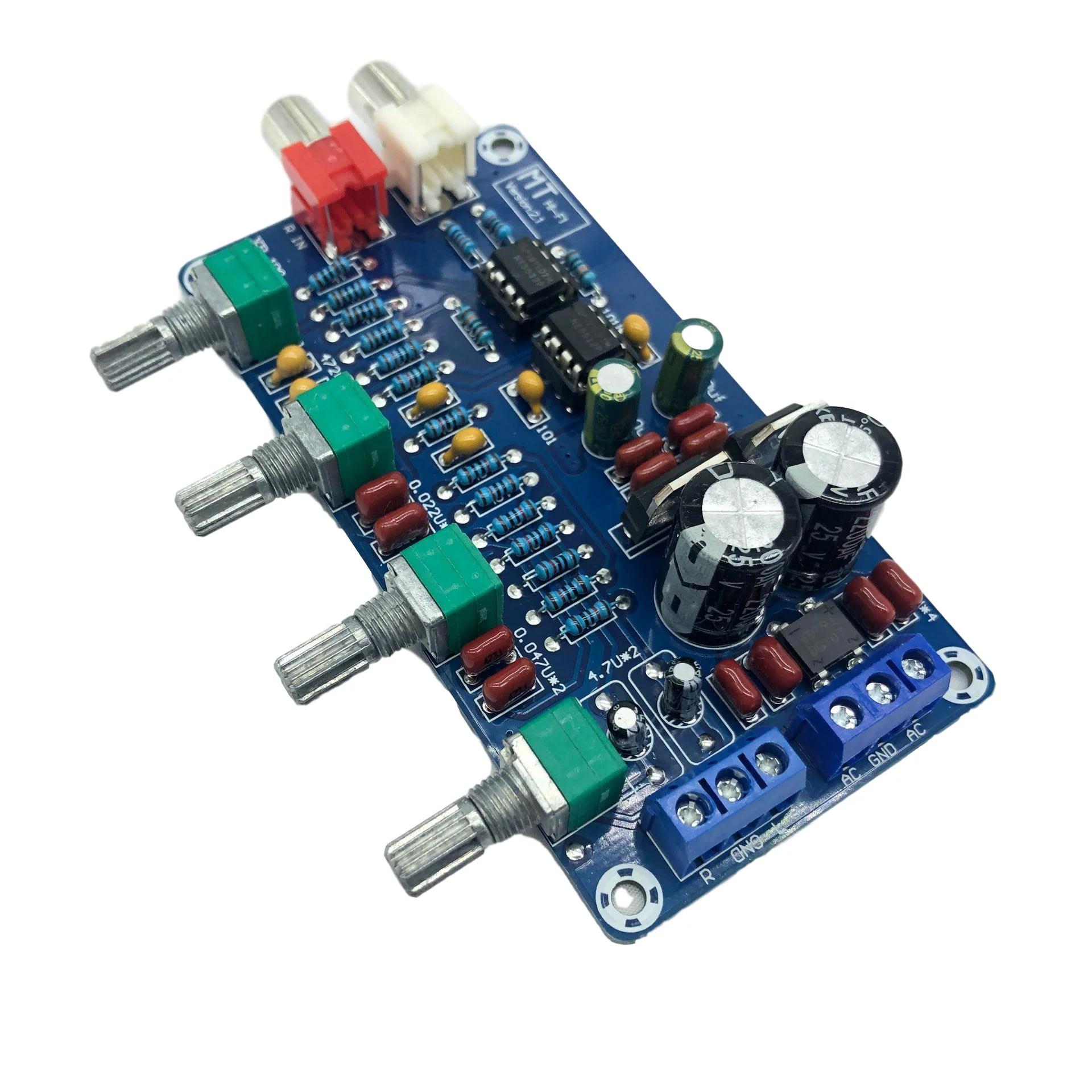 Hot Ne5532 Op-amp Hifi Amplifier Volume Tone Eq Control Board Diy Kit ...