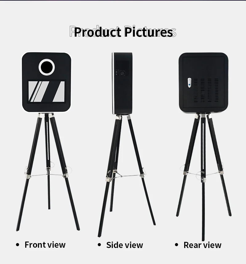 Wedding Selfie Photobooth En Bois Shell Instant Photo Booth Machine ...