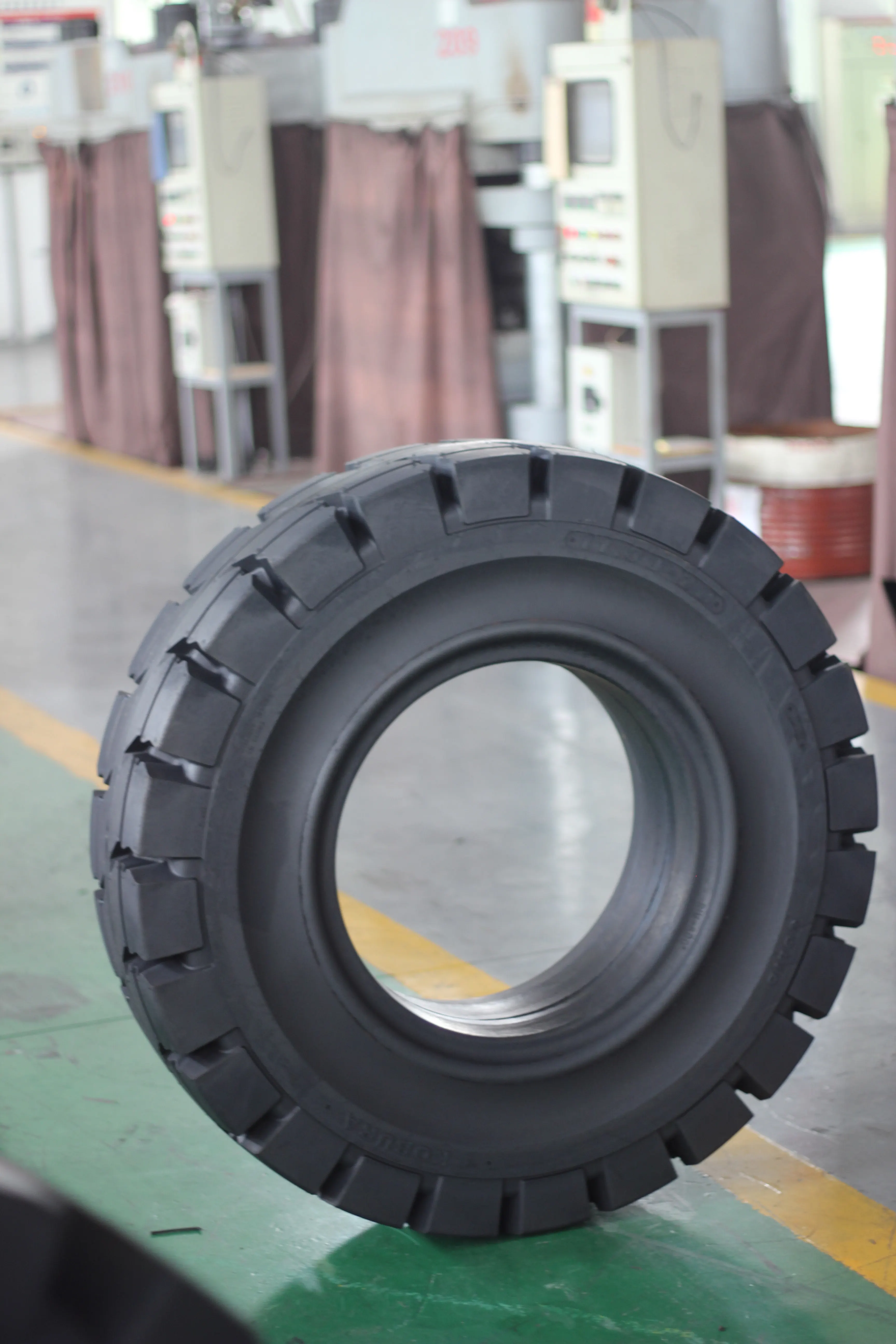 Heavy Duty Forklift Truck Solid Tire Trailer Industrial Rubber Non ...