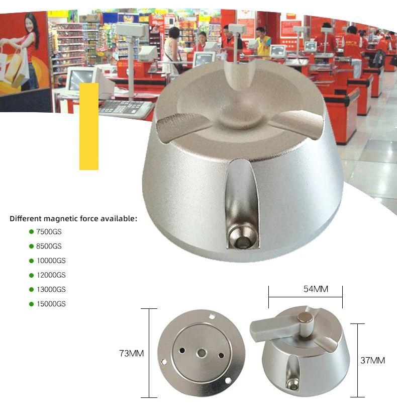 Retail Shop Strong Magnetic Alarm Clothes Detacher 15000gs