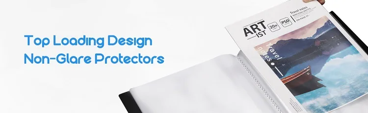 A3 A4 Pp Plastic Clear Book Plastic High Quality 40 Pockets Display ...