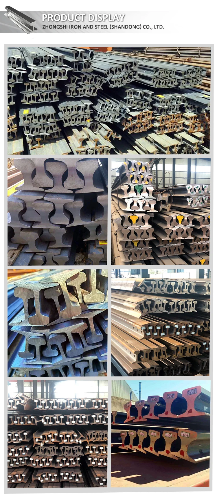 Din 536 Crane Steel Rail A45 A55 A65 A75 A100 A120 A150 Standard Steel ...