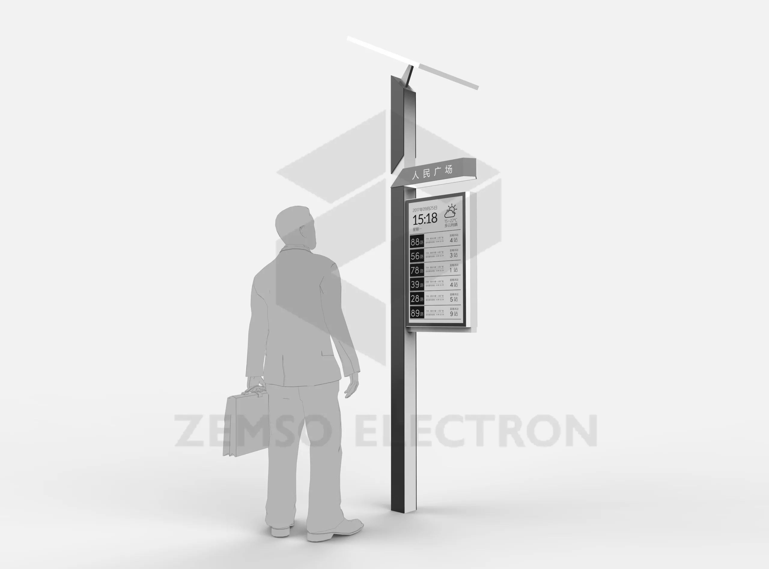 E-paper Displays - Low Solar Powered Consumption Digital Signage