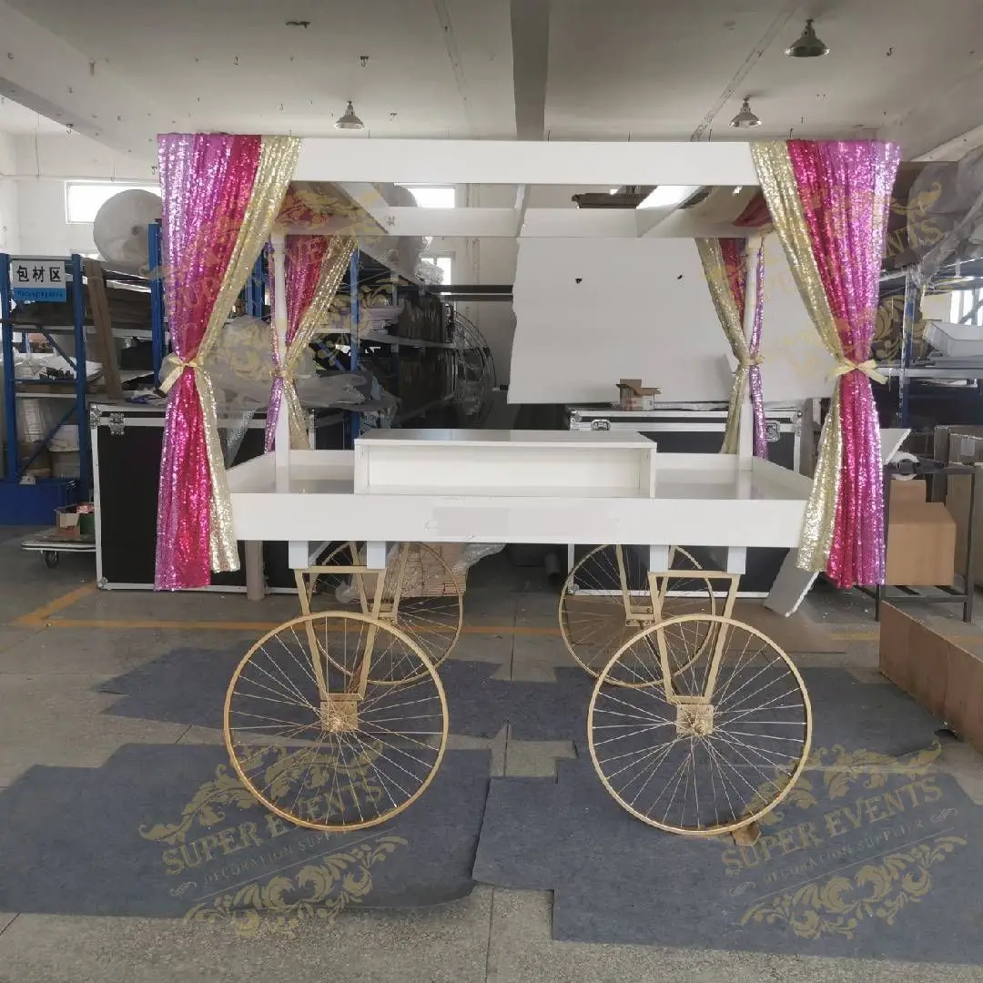 Customized Collapsible Candy Car Flower Candy Carts With Wheels For ...