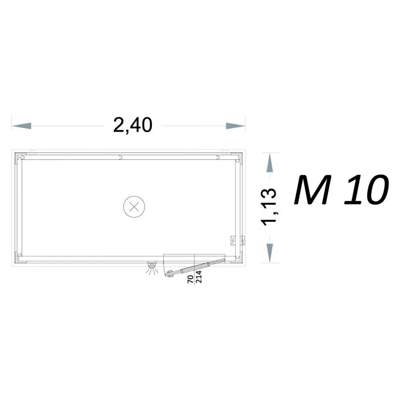 M10 C2 Prefabricated 2-Meter Storage Cabin| Alibaba.com
