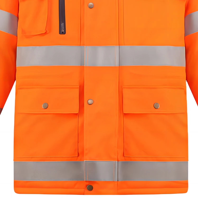 Men's Road Work High Visibility Reflective Safety Clothing Long Sleeve ...