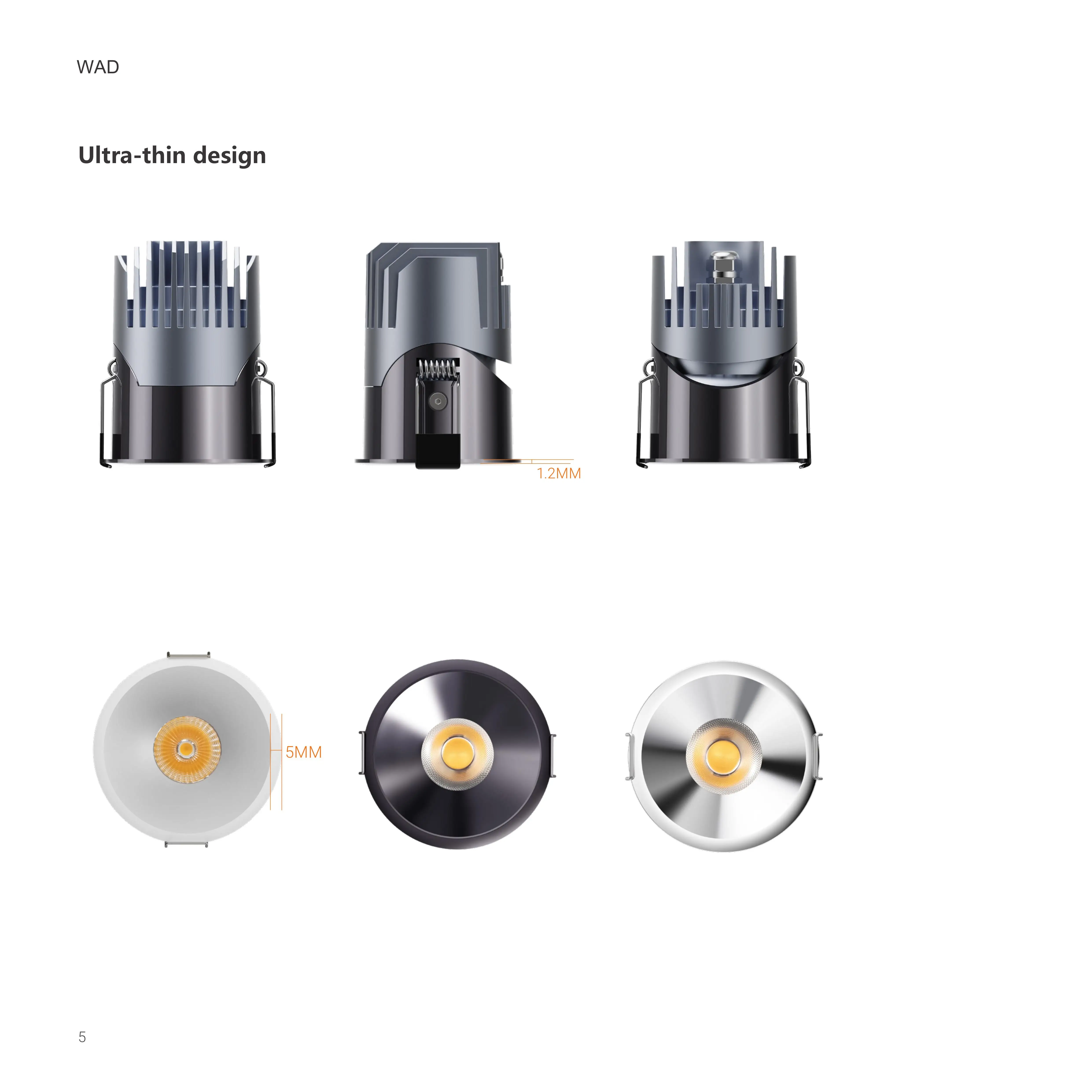 2700k-6500k Tunable CCT Outdoor LED down Lights by SMART