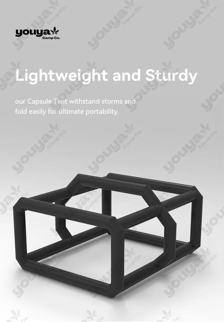 Space Capsule Inflatable Tent - Easy Setup for 2-4 People