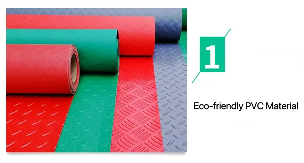 Durable, Anti-Slip PVC Flooring for Warehouses & Bathrooms
