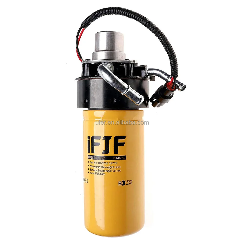 1r-0750 Fuel Filter & Refit Head And 12642623 Fuel Filter Head With ...