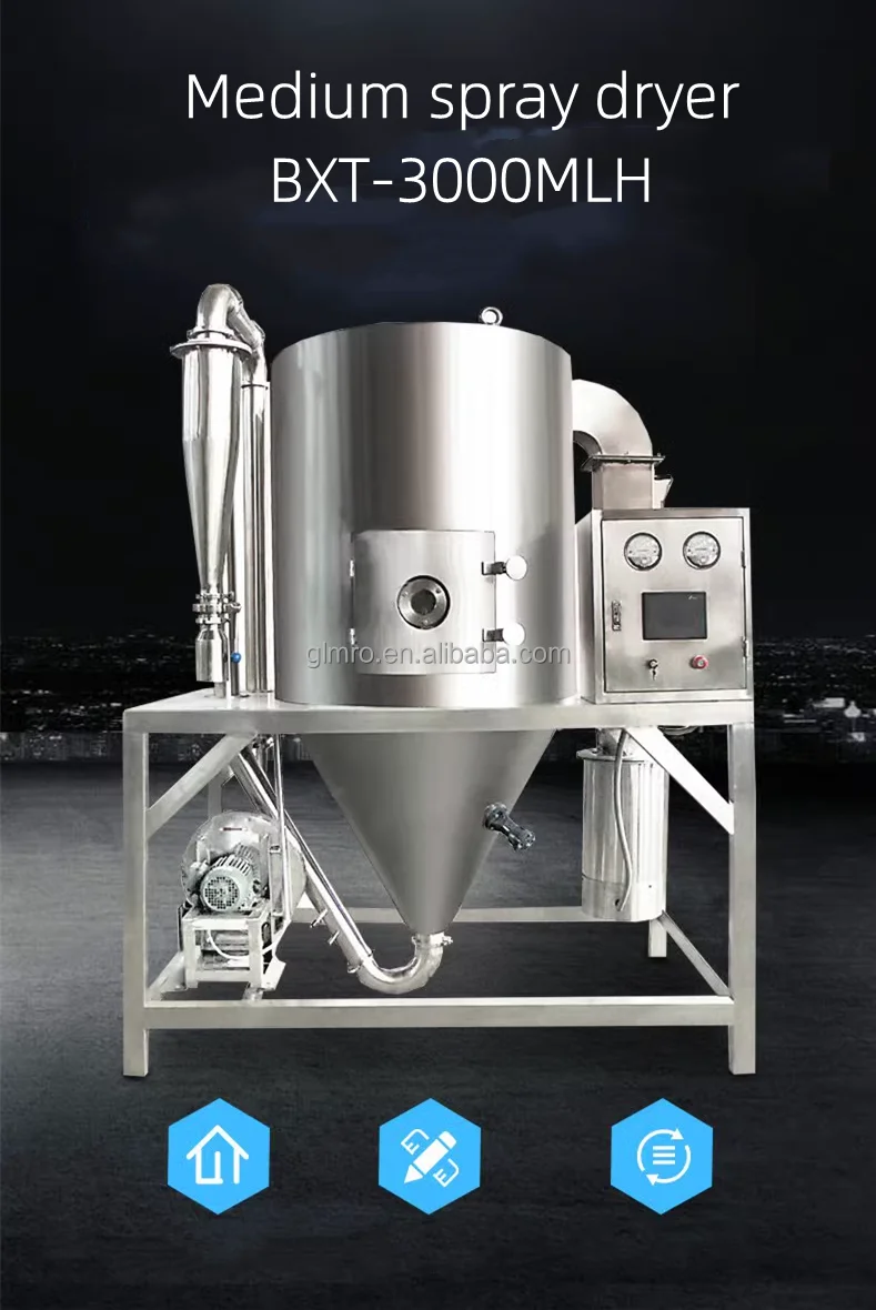 2L/3L/5L Industrial High Efficiency Spray Dryer for Milk & Egg Powder