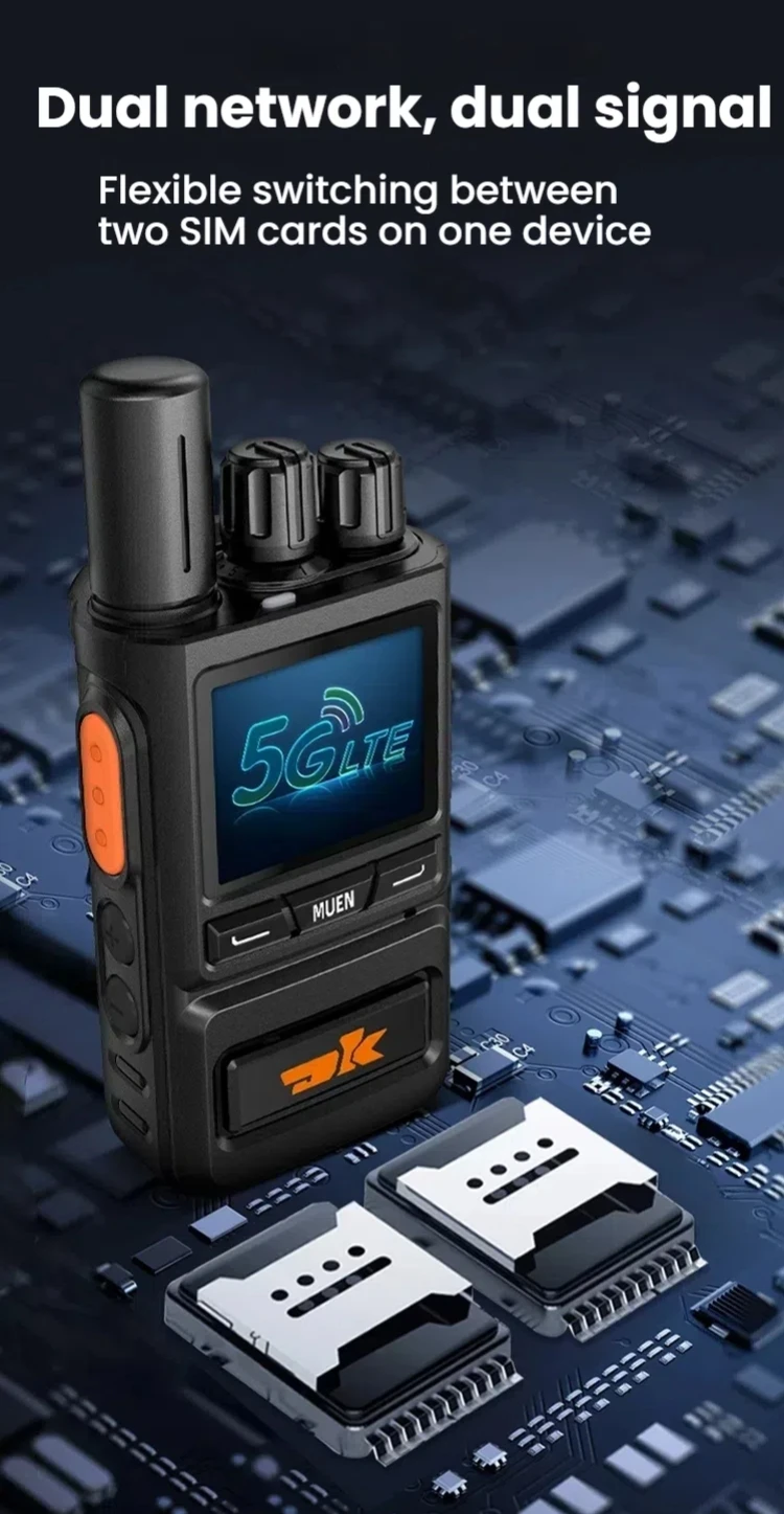 Android 4G LTE GSM Poc Network Mobile Phone - 200km Range