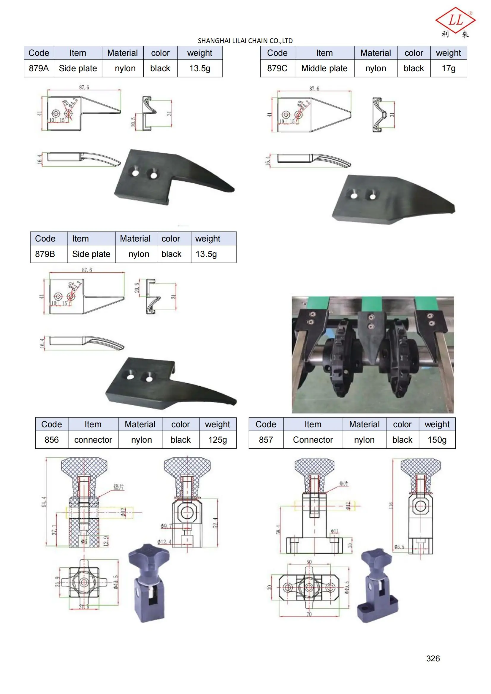 Connecting Joints Components For Conveyors For Machinery In Industry ...